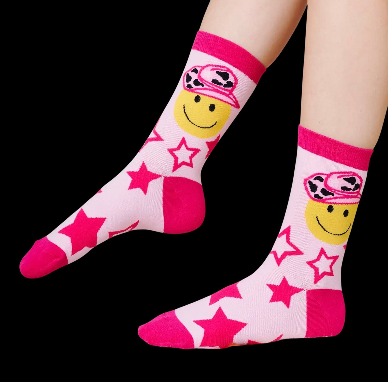 Cowboy Star Print Socks